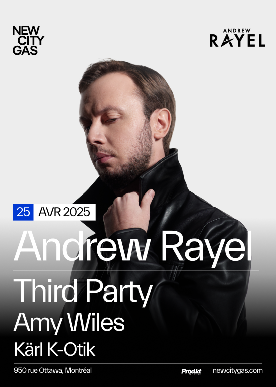 Andrew Rayel, Third Party, Amy Wiles Tickets at New City Gas in ...