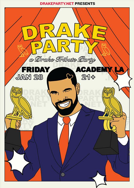 Drake Party (A Drake Tribute Party) Tickets at Academy Nightclub in Los ...