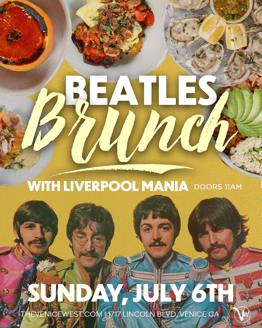 Beatles Brunch w/ Liverpool Mania Tickets at The Venice West in Los ...