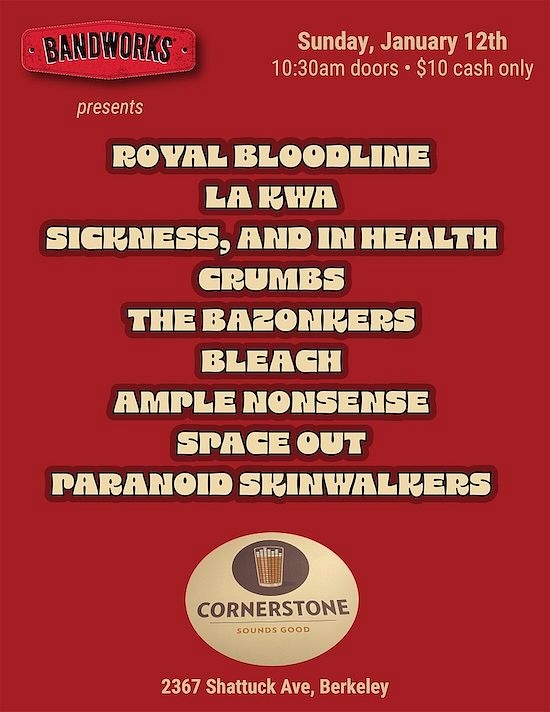 Bandworks Presents: Winter Showcase 2025 Tickets at Cornerstone in ...