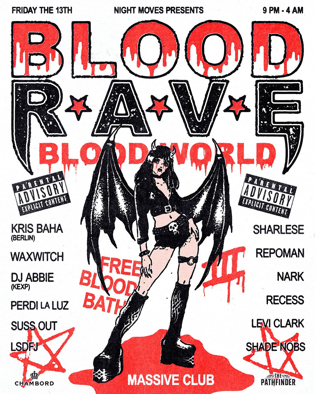 Blood Rave: Blood World Tickets at Massive in Seattle by Massive Club ...