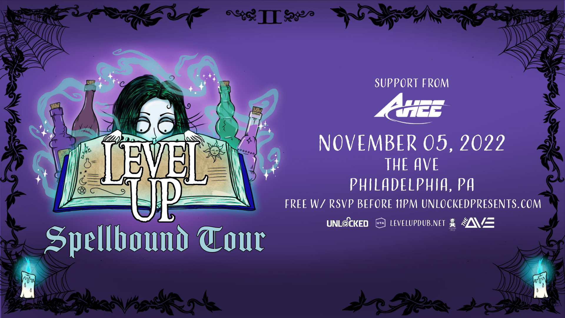 Level Up & AHEE Tickets at The Ave Live in Philadelphia by Unlocked ...