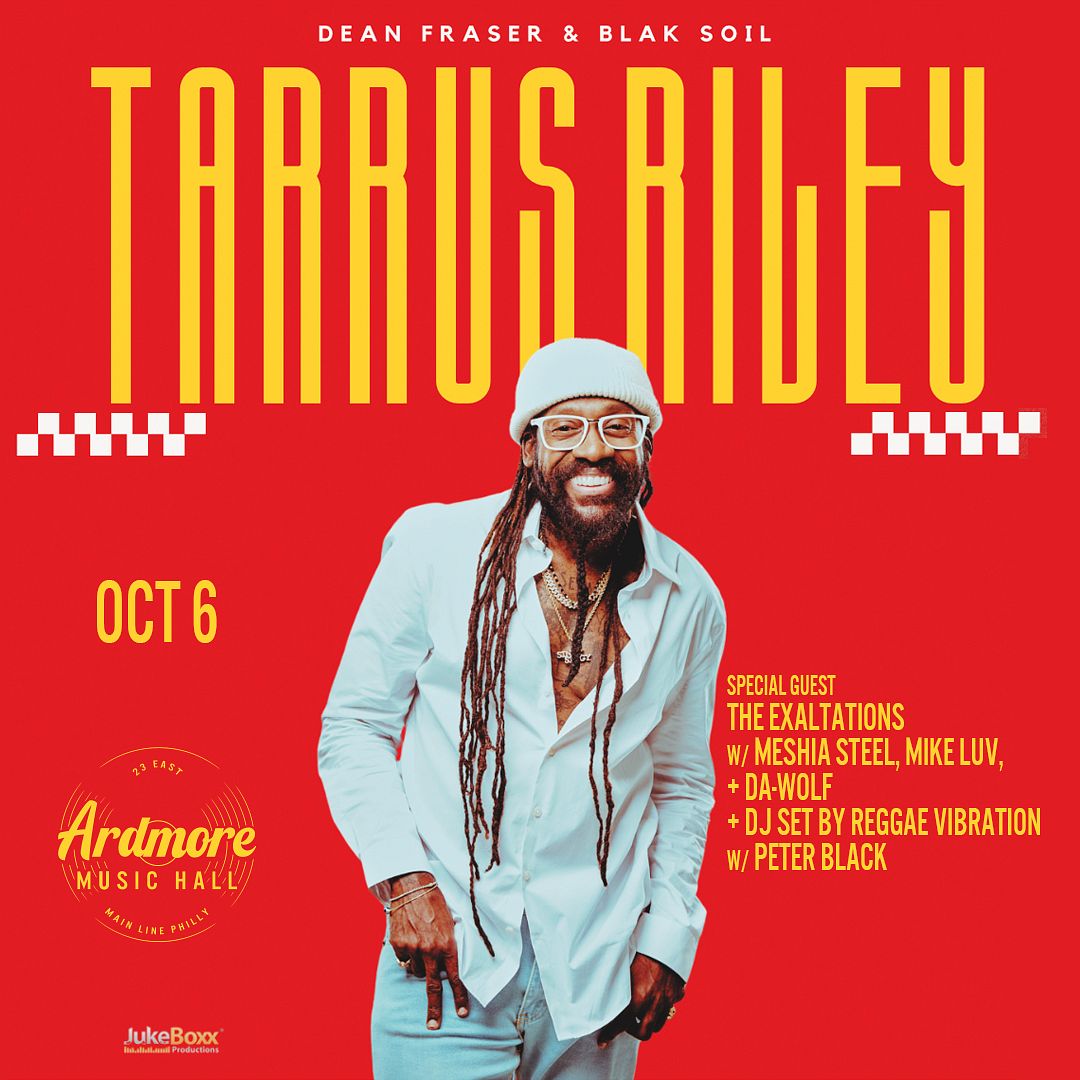 Tarrus Riley Tickets at Ardmore Music Hall in Ardmore by Ardmore Music ...