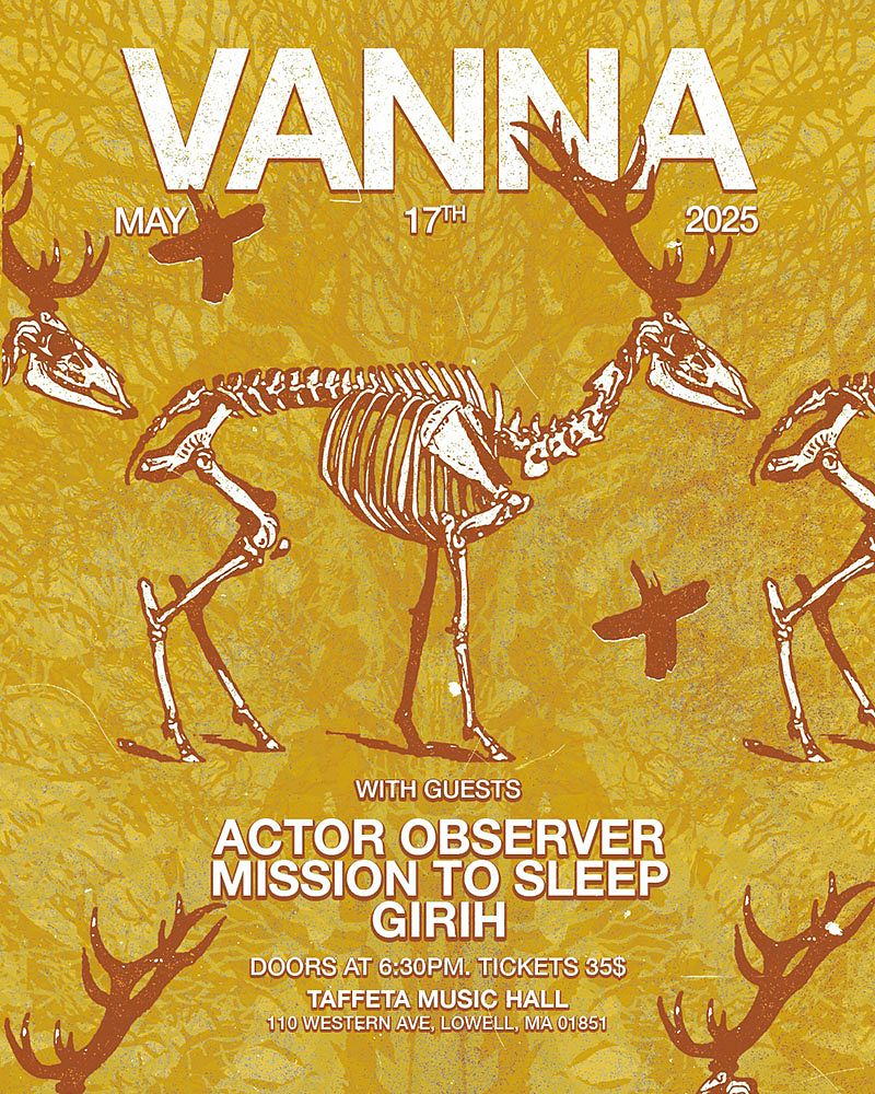 Vanna Tickets at Taffeta Music Hall in Lowell by Taffeta Music Hall | Tixr