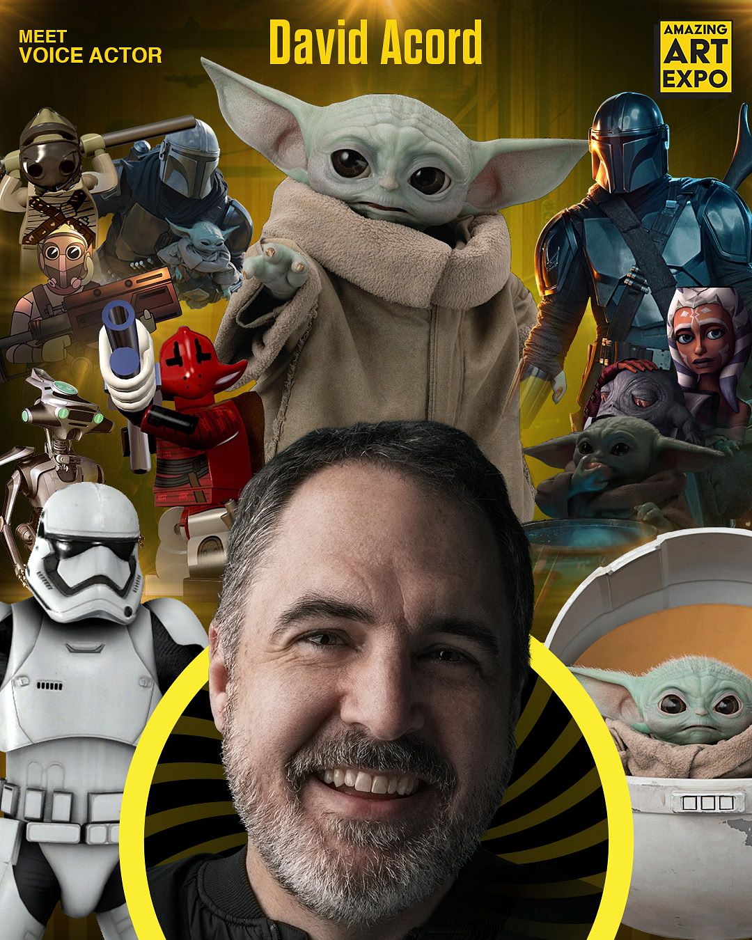 Free Star Wars, Marvel, DC Art & Cosplay Odessa Expo - Meet Grogu AKA ...