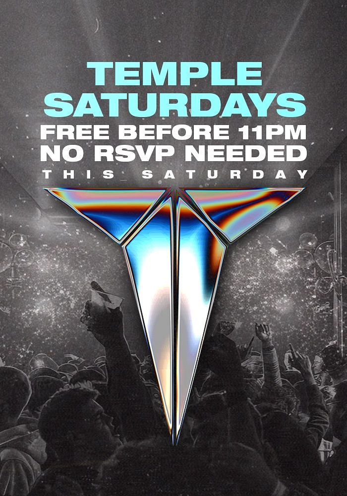 Temple Saturdays | FREE Party Tickets at Temple Nightclub in SF by ...