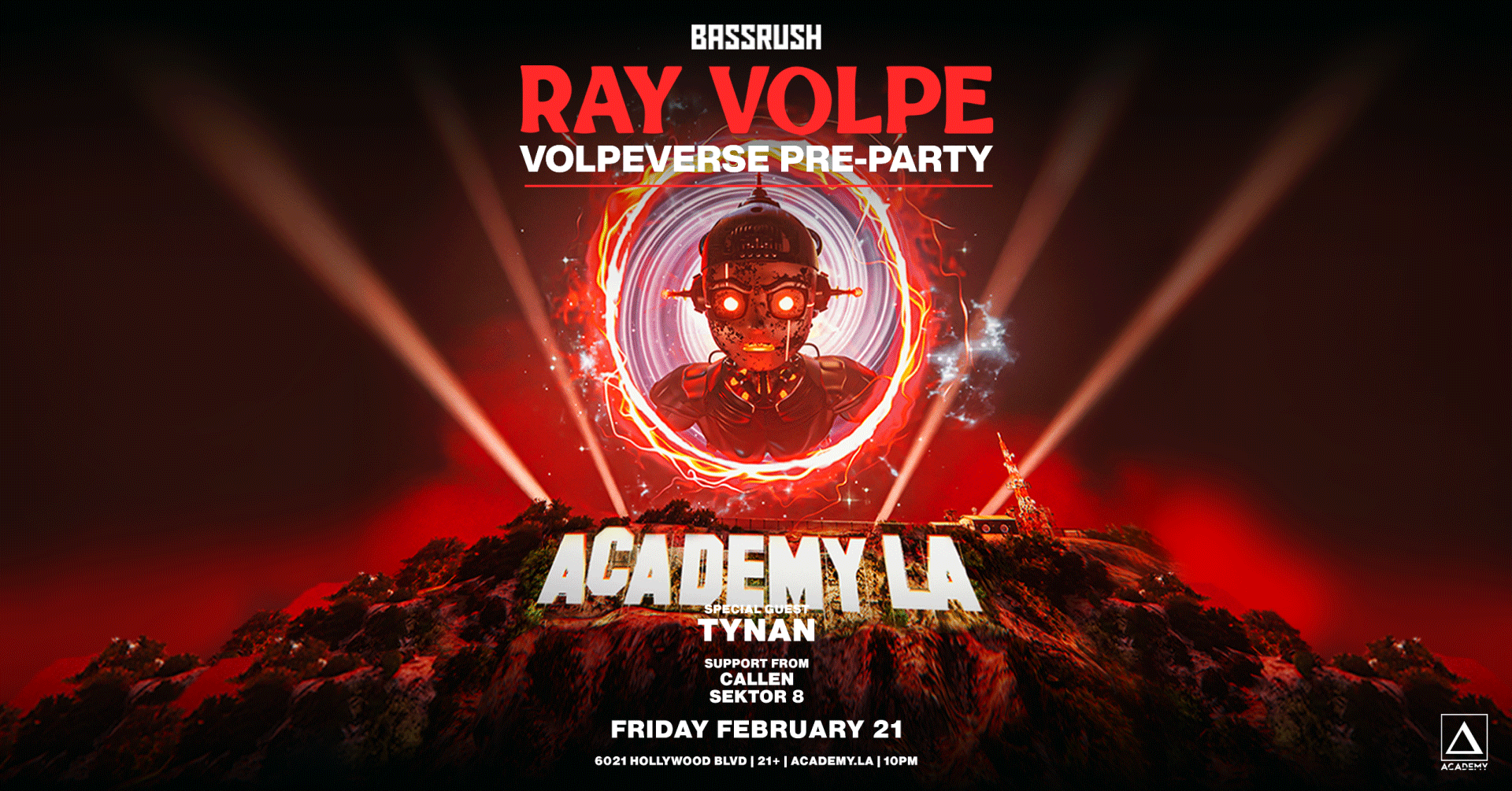 Ray Volpe Tickets at Academy Nightclub in Los Angeles by Academy | Tixr