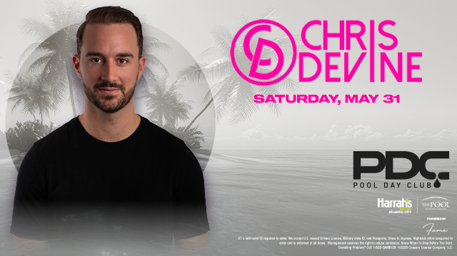 CHRIS DEVINE at The Pool Day Club Tickets at The Pool at Harrah's Resort Atlantic City in ...