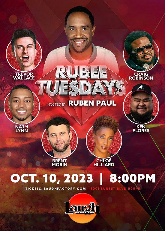 Rubee Tuesdays Tickets at Laugh Factory Hollywood in Los Angeles by ...