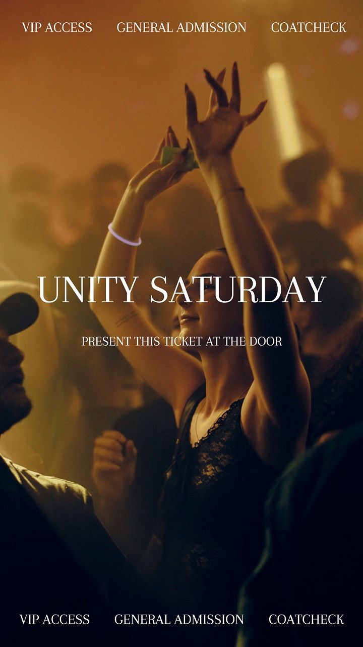 Unity - Saturday Tickets at Club Unity in Montréal by Club Unity | Tixr