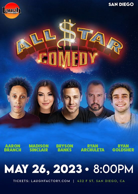 All Star Comedy: San Diego Tickets at Laugh Factory San Diego in San ...
