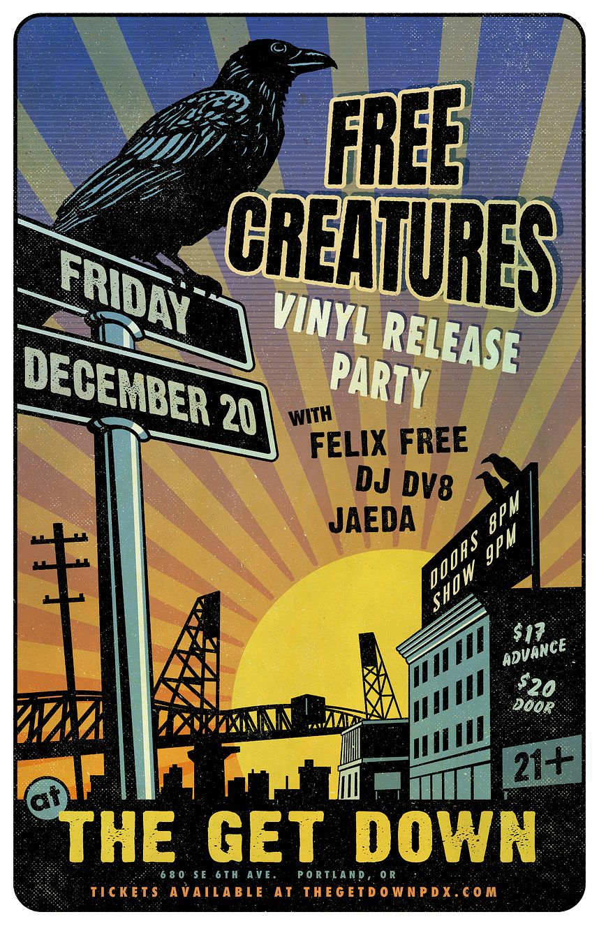 Free Creatures Tickets at The Get Down in Portland by The Get Down | Tixr