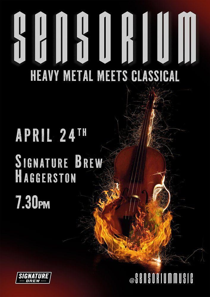 Sensorium - Heavy Metal Meets Classical | London Tickets at Signature ...
