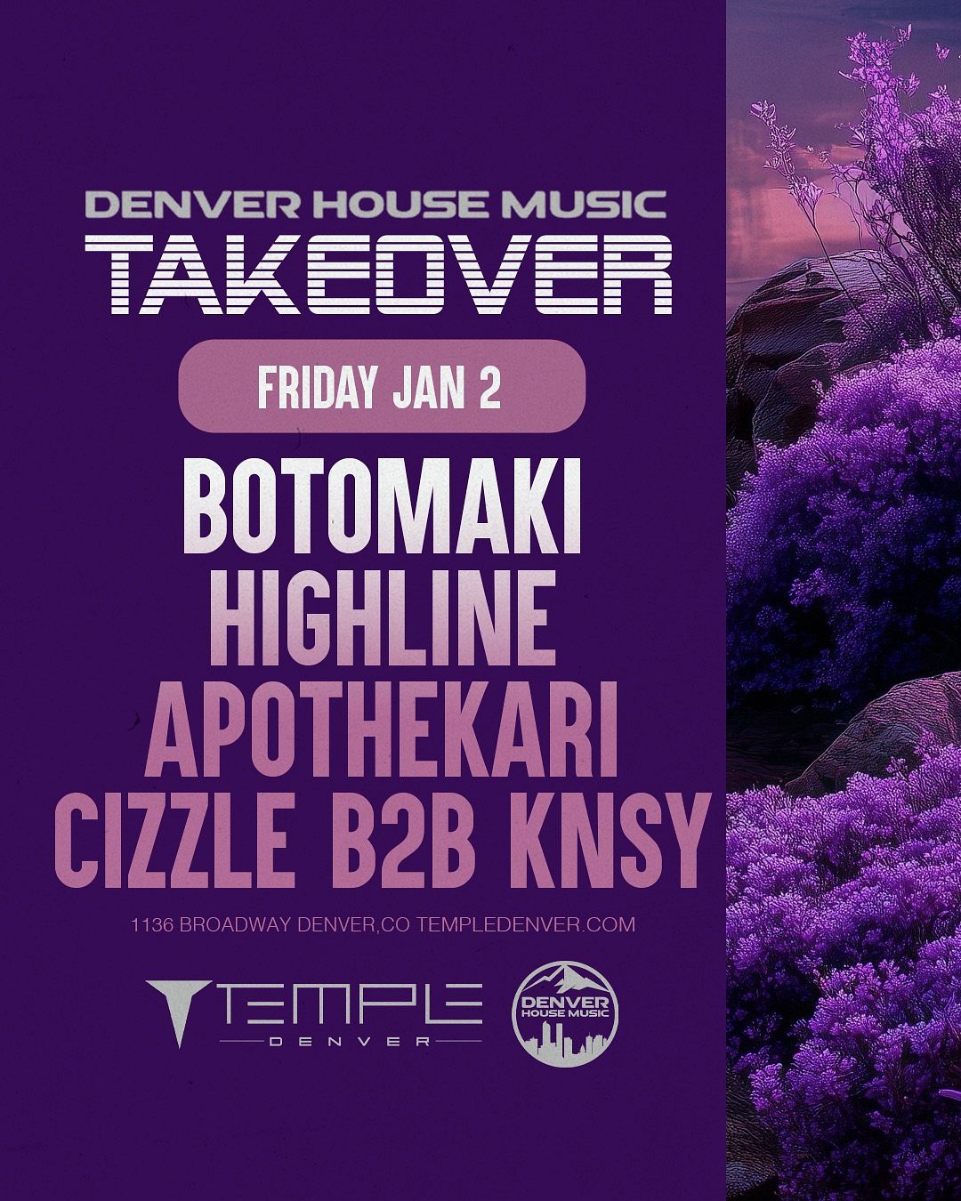 Denver House Music Takeover Tickets at Temple Nightclub in Denver by ...
