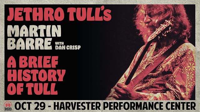 Jethro Tull's Martin Barre - Rescheduled from June Tickets at Harvester ...