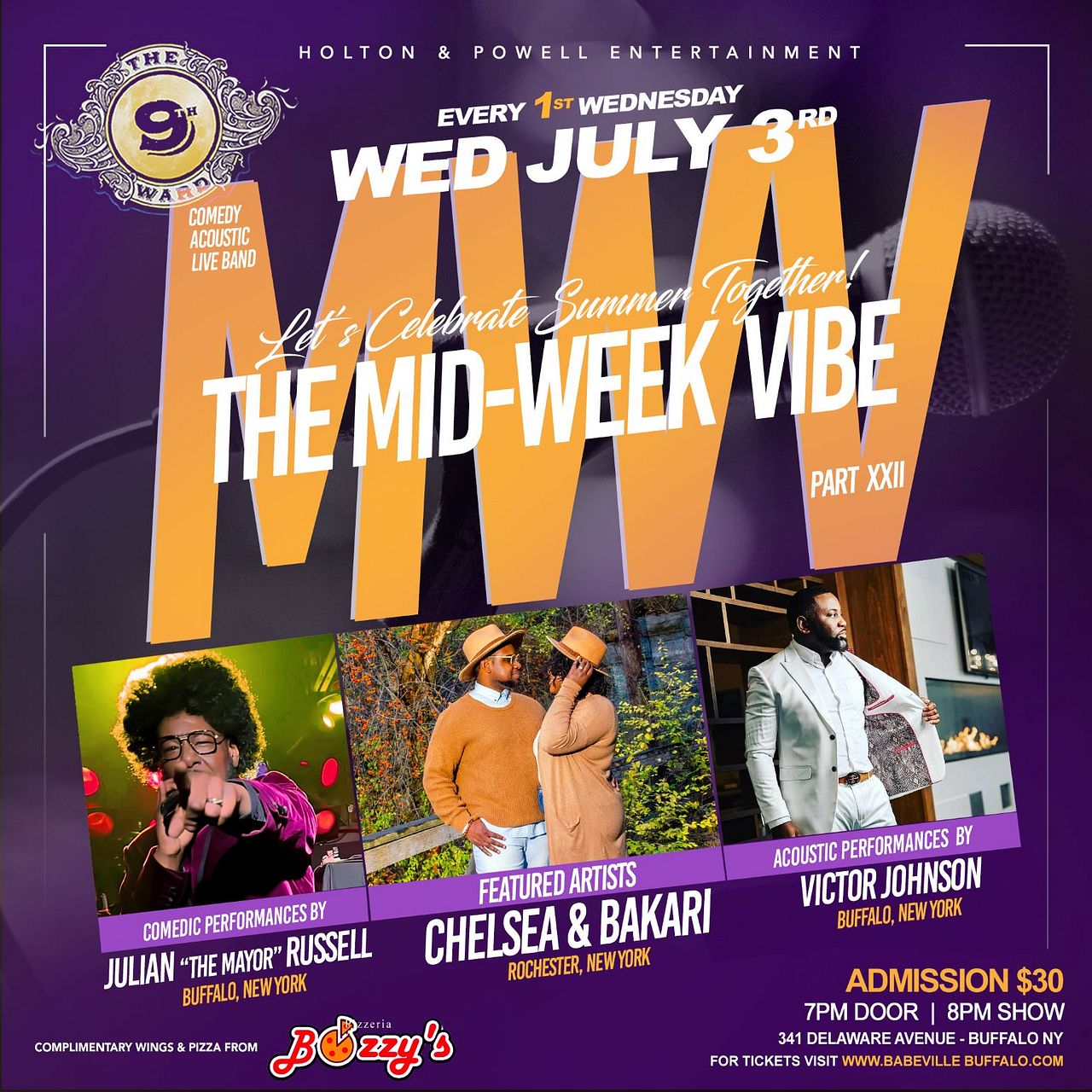 The Mid-Week Vibe - Part XXII Tickets at The 9th Ward in Buffalo by ...