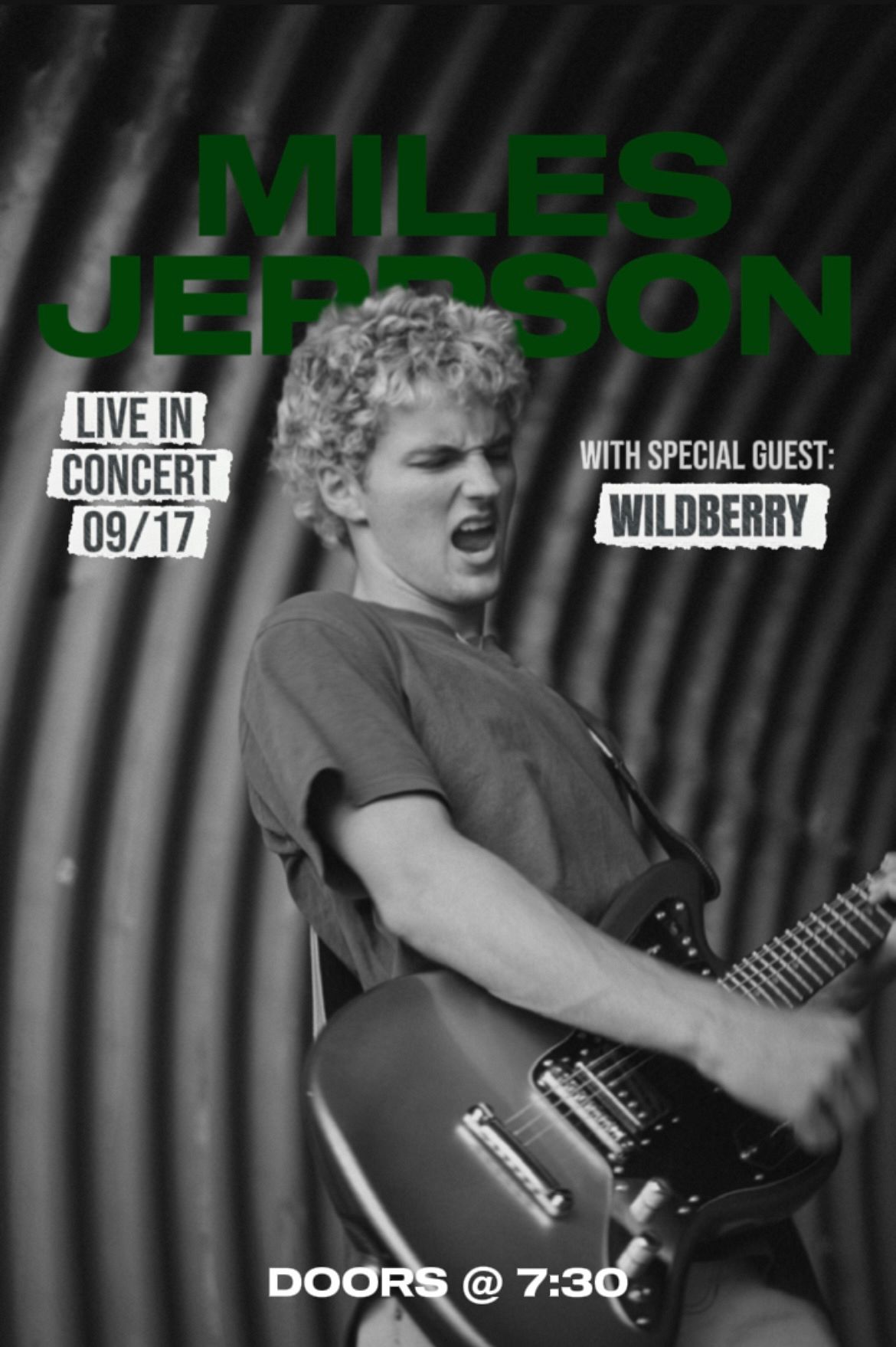 Miles Jeppson w/ WildBerry at Soundwell Tickets at Soundwell in Salt ...