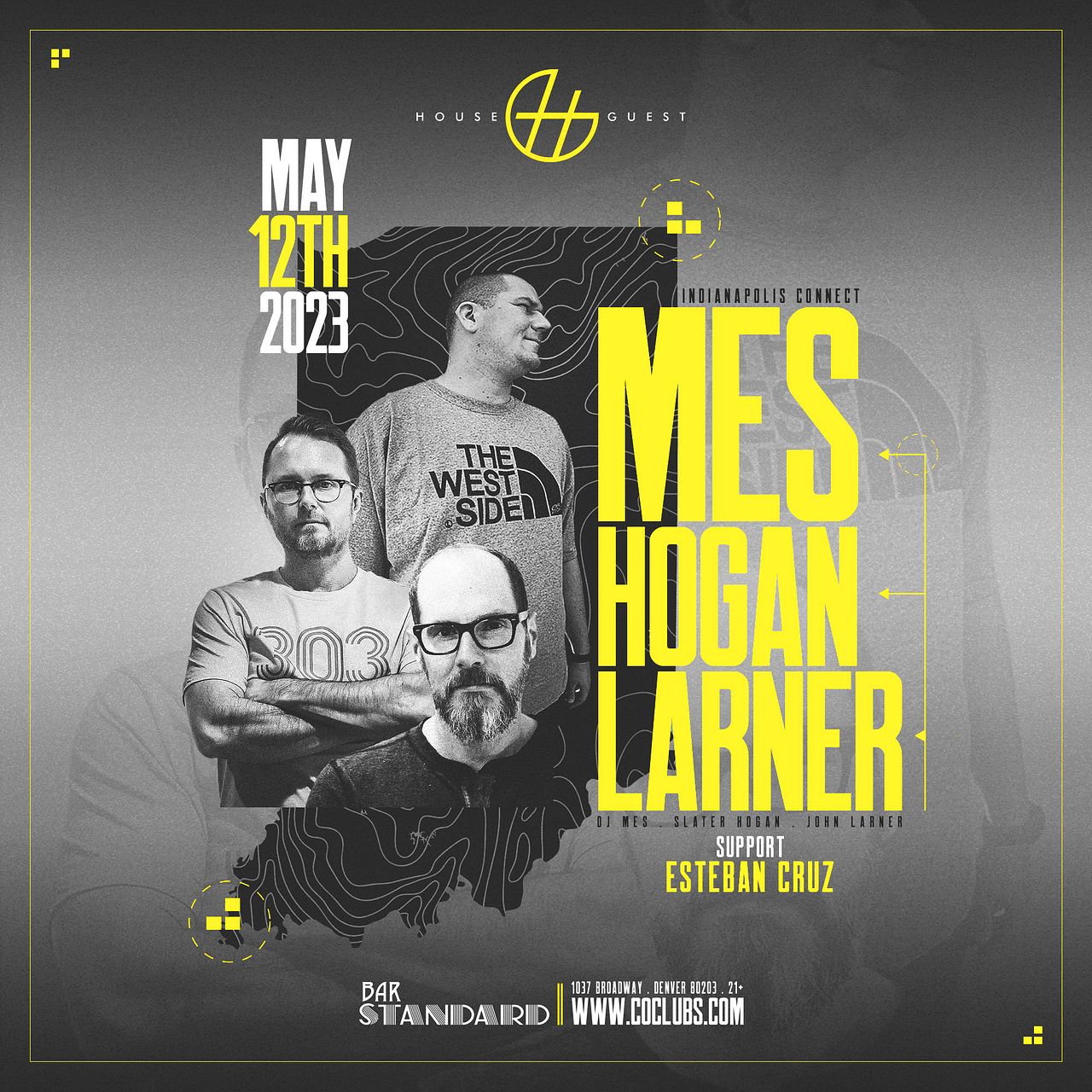 DJ Mes + Slater Hogan + John Larner Tickets at Bar Standard in Denver ...