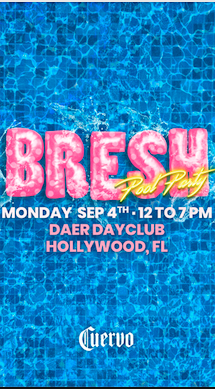 BRESH Pool Party | DAER Dayclub - Hard Rock Holly Tickets at DAER ...