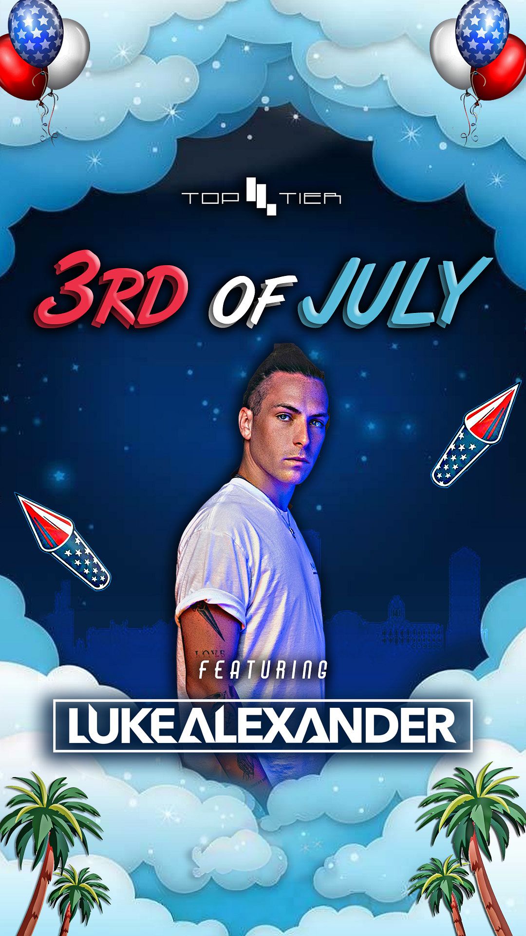 The 3RD of JULY ft. LUKE ALEXANDER! Tickets at Potbelly's in ...
