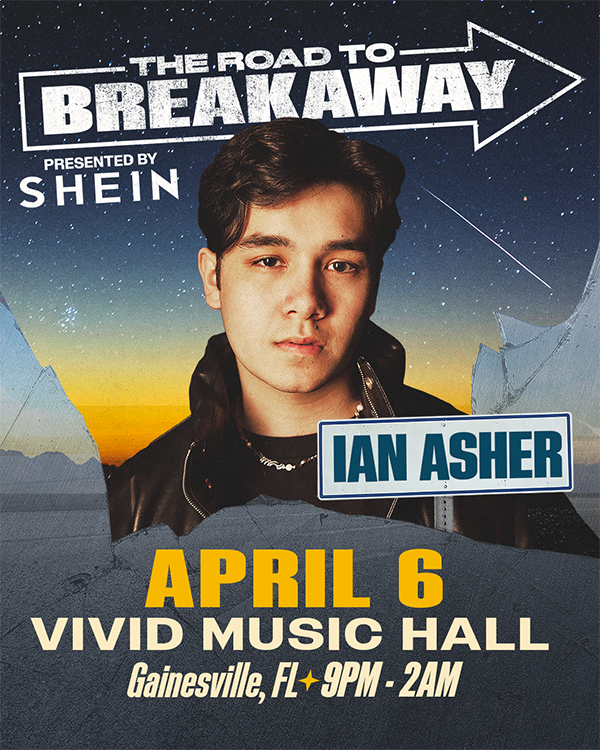 IAN ASHER Tickets at Vivid Music Hall in Gainesville by Vivid Sky ...