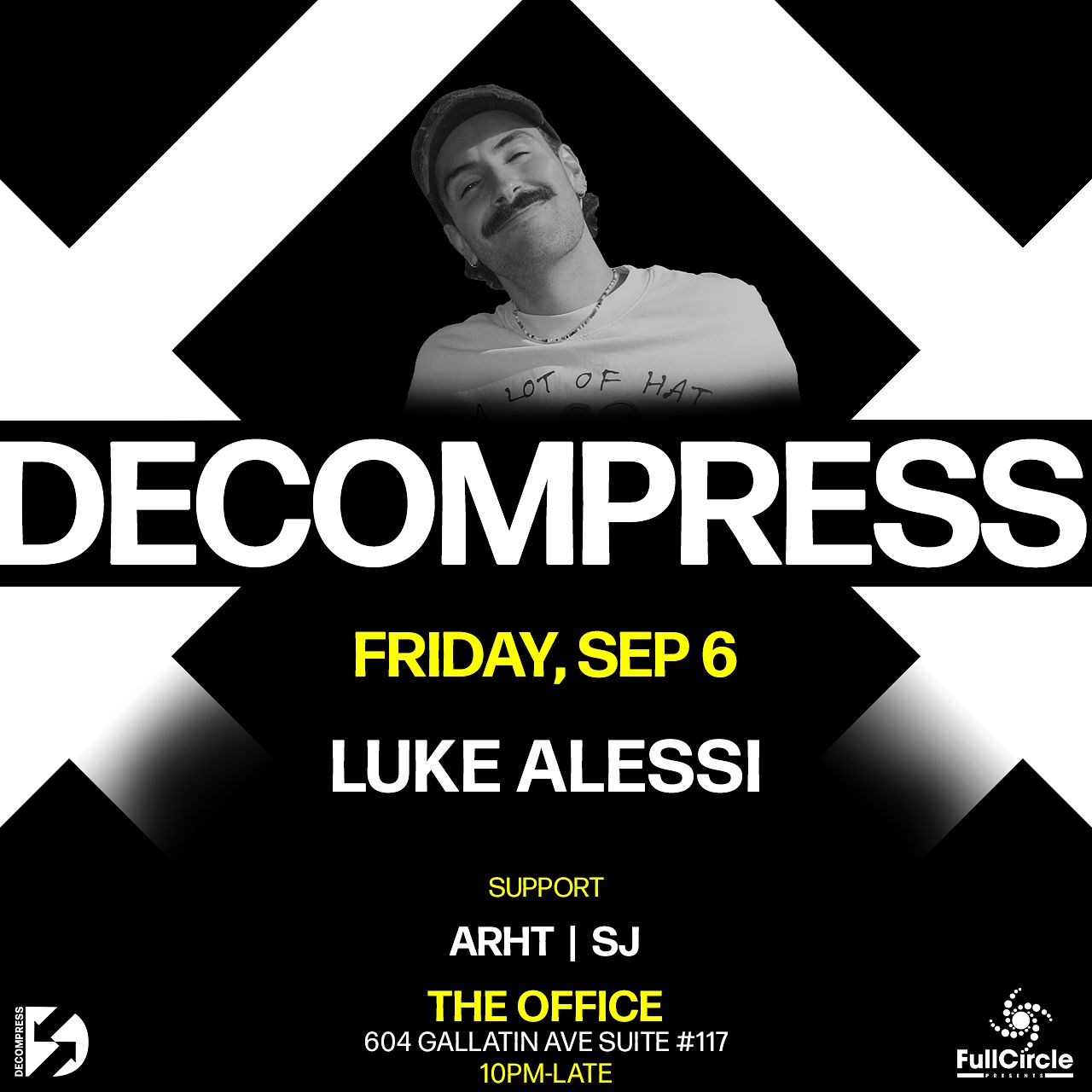 Decompress ft. Luke Alessi Tickets at The Office in Nashville by Full ...