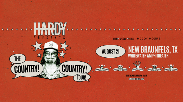 HARDY: THE COUNTRY! COUNTRY! TOUR! Tickets at Whitewater Amphitheater ...