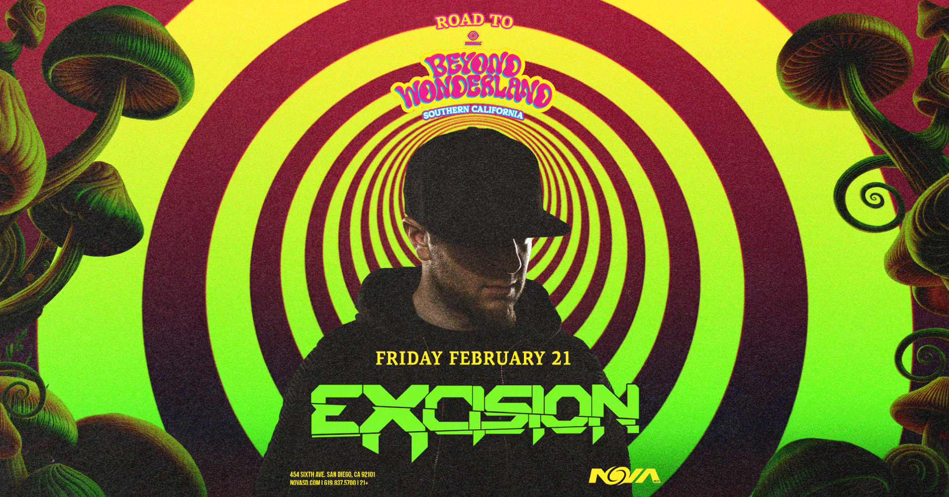 Excision Tickets at Nova SD in San Diego by Nova SD | Tixr