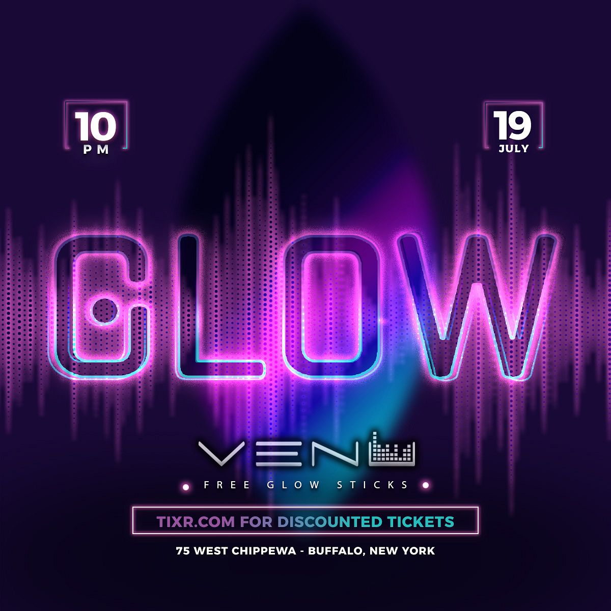 GLOW Tickets at VENU in Buffalo by VENU | Tixr