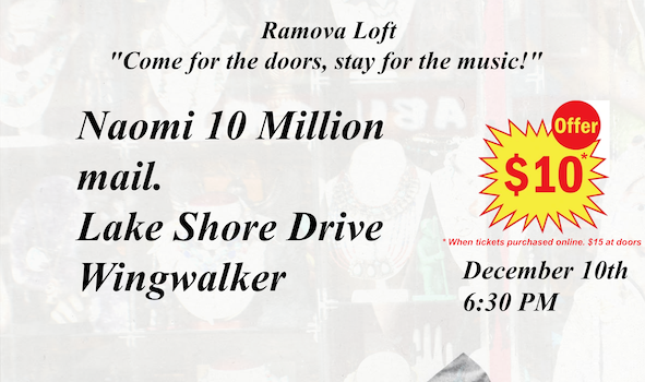 Naomi 10 Million Tickets at Ramova Loft in Chicago by Ramova Theatre | Tixr