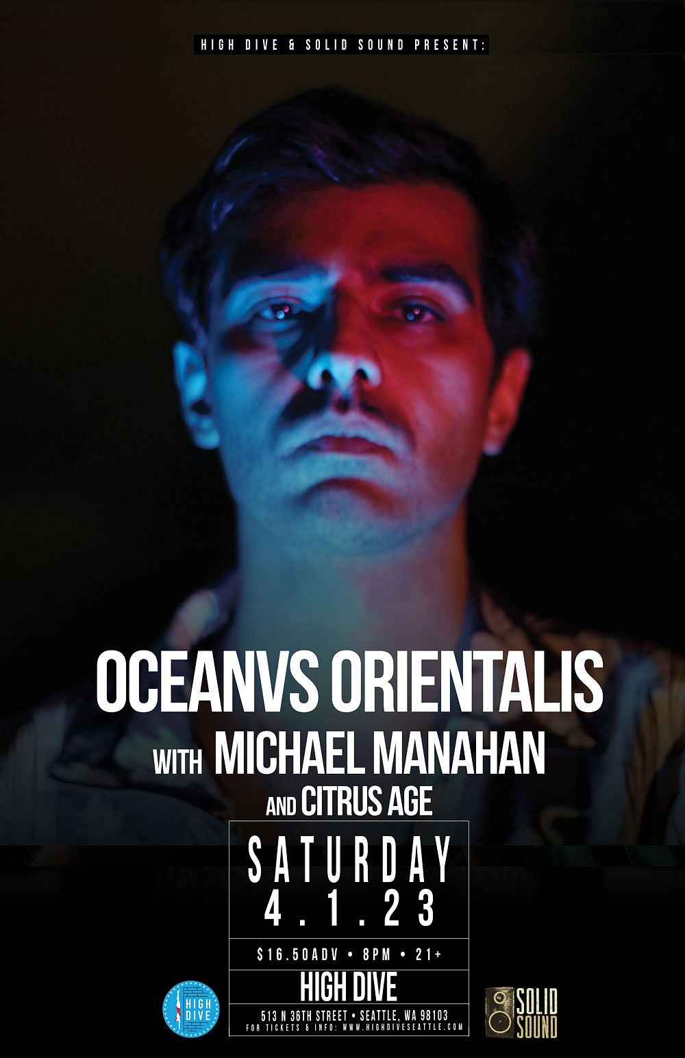 OCEANVS ORIENTALIS with Michael Manahan and Citrus Age Tickets at High ...