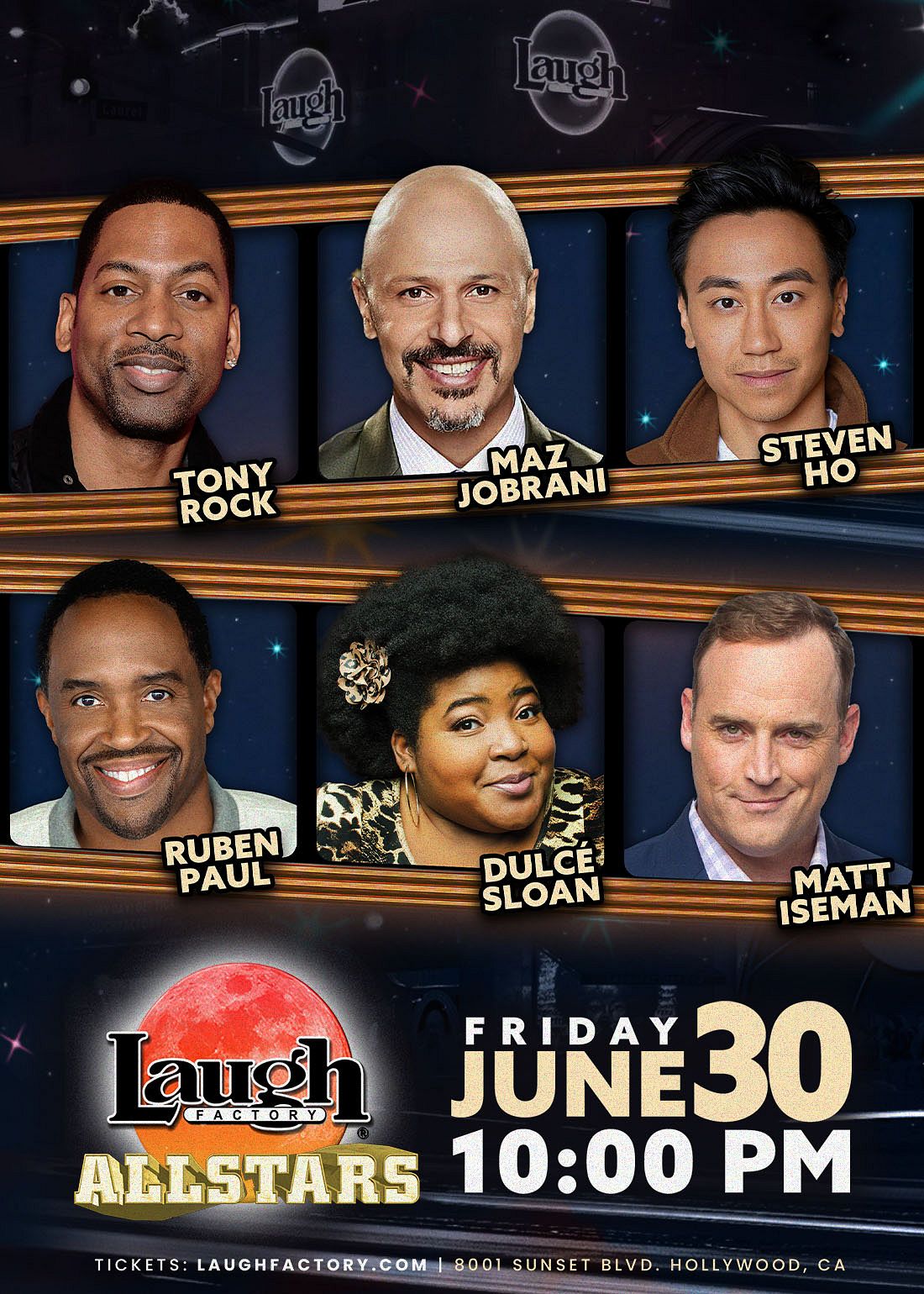 Laugh Factory All Stars!! Tickets at Laugh Factory Hollywood in Los ...