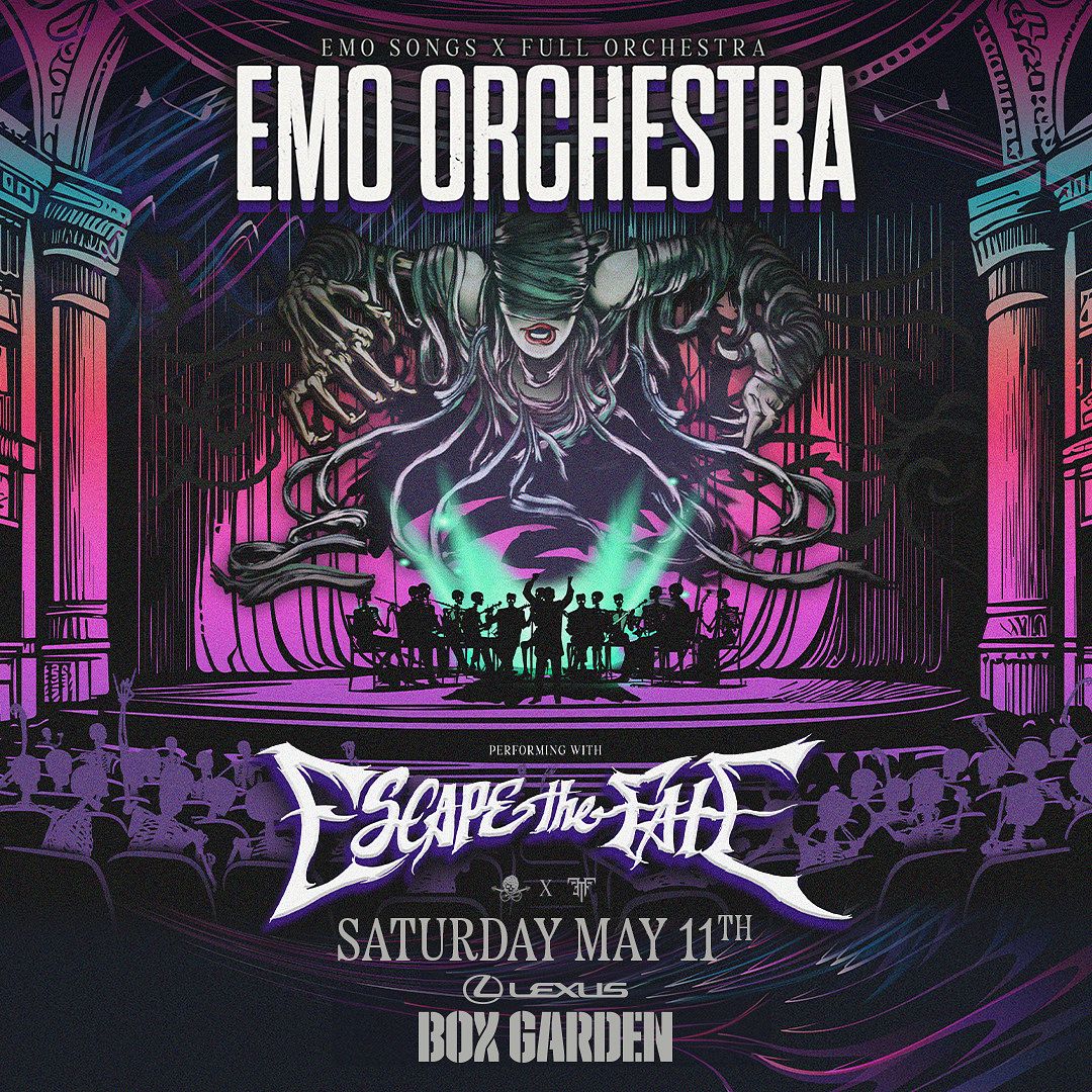 Emo Orchestra feat. Escape The Fate (Plano) Tickets at Lexus Box Garden ...