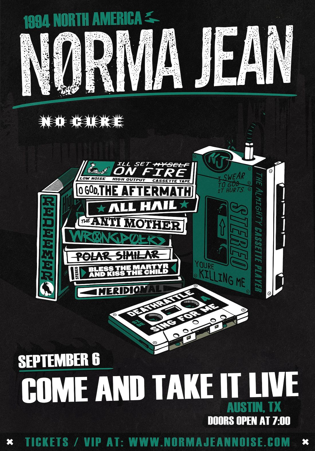 Norma Jean (Austin) Tickets at Come And Take It Live in Austin by Din ...