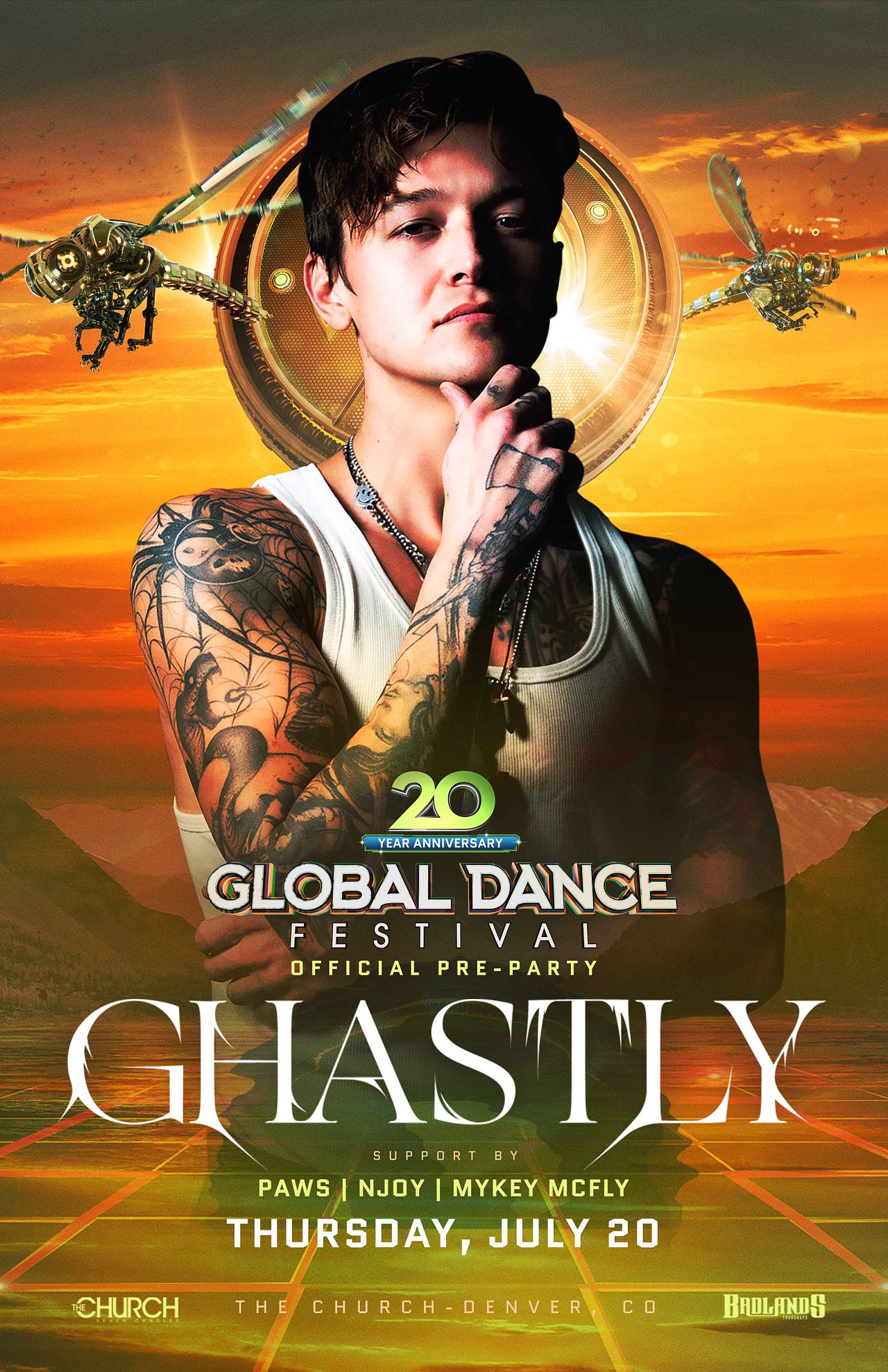 Global Dance Festival Preparty feat. Ghastly Tickets at The Church ...