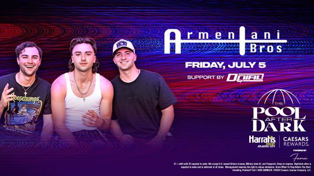 ARMENTANI BROTHERS at The Pool After Dark Tickets at The Pool After ...