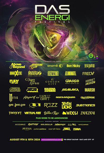 Das Energi 2024 - Payment Plans Tickets at The Great Saltair in Magna ...