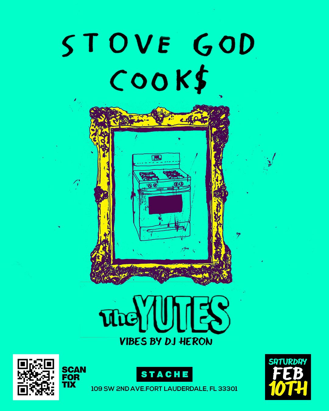 Stove God Cook$ Live in Fort Lauderdale Feb 10th Tickets at Stache in ...