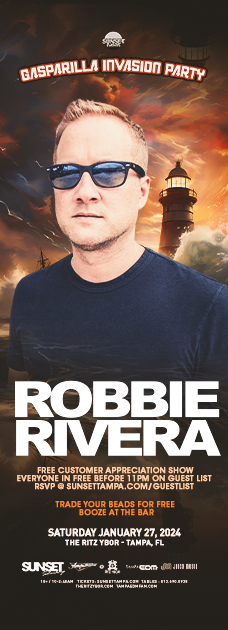 ROBBIE RIVERA Tickets at The Ritz Ybor in Tampa by Sunset Events | Tixr