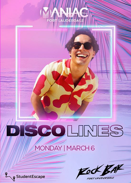 DISCOLINES - March 6th Tickets at Rock Bar in Fort Lauderdale by ...