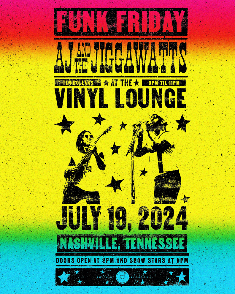Funk Friday ft. AJ & The Jiggawatts Tickets at The Vinyl Lounge in ...