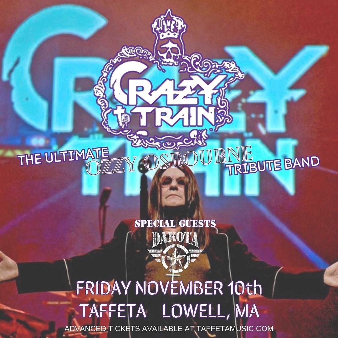 Crazy Train Tickets at Taffeta Music Hall in Lowell by Taffeta Music ...