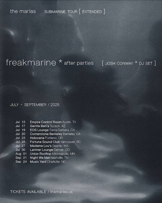 The Marías Official After Party with Josh Conway Tickets at Cornerstone ...