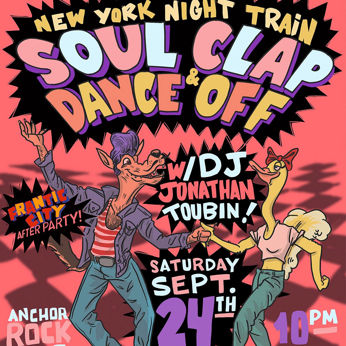 The NY Night Train Soul Clap w/ DJ Jonathan Toubin Tickets at Anchor ...