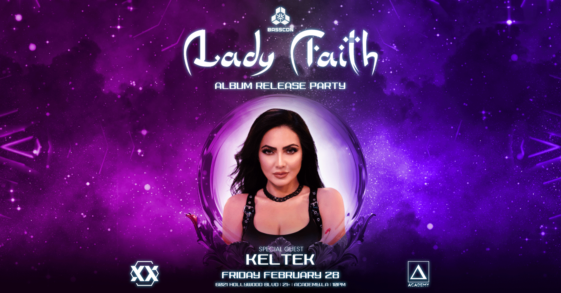 Lady Faith w/ Special Guest Keltek Tickets at Academy Nightclub in Los ...