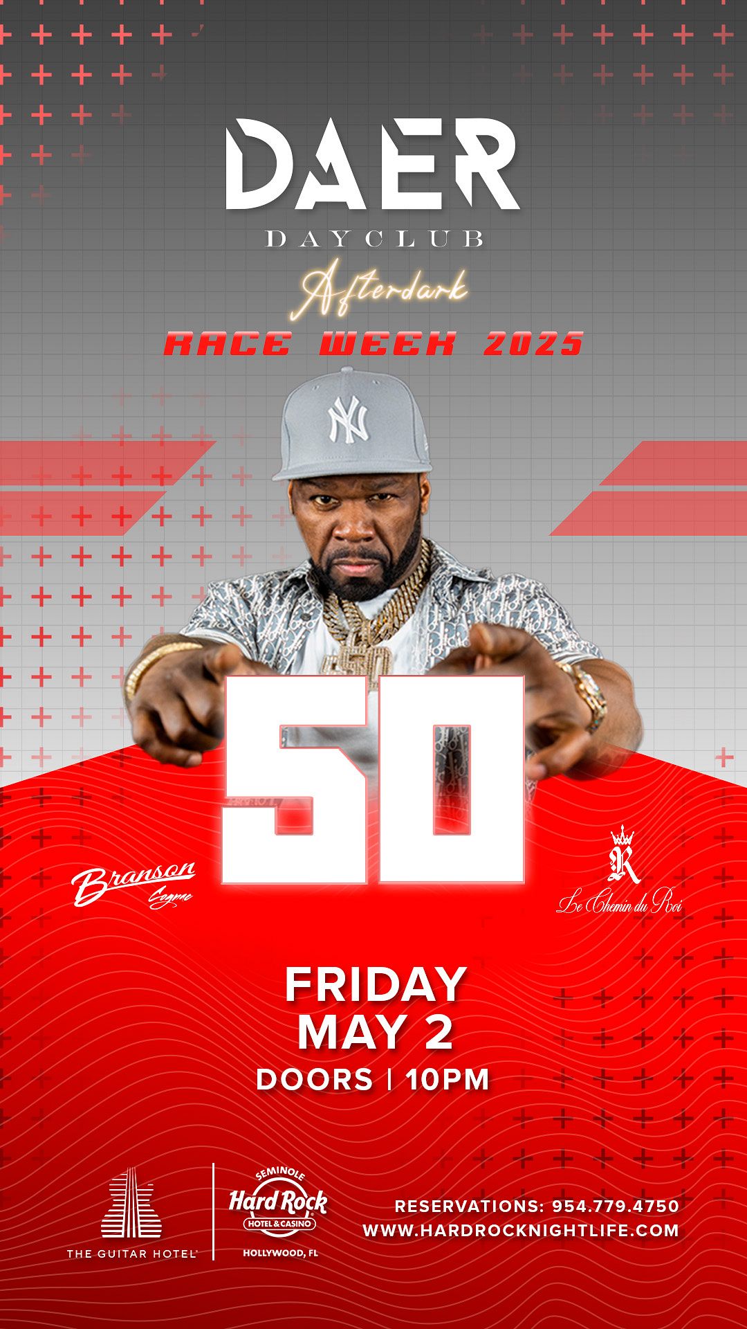50 Cent | DAER Dayclub After Dark Tickets at DAER Dayclub South Florida ...