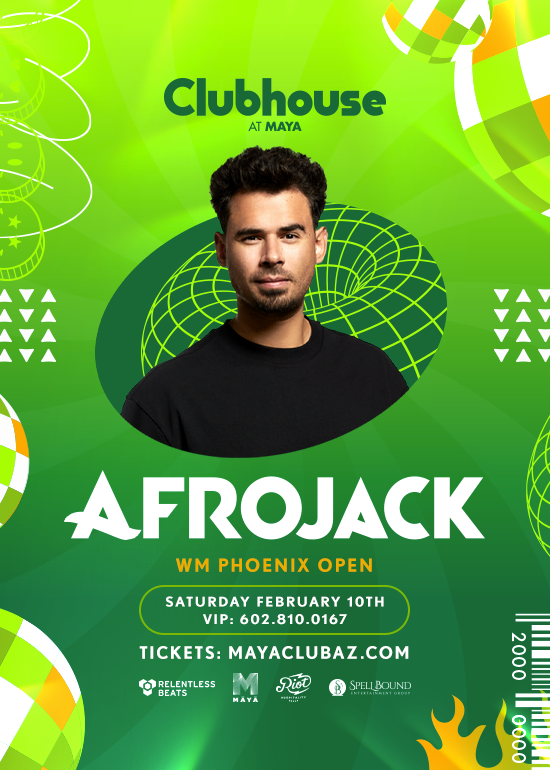 Afrojack Tickets at Maya Day Club in Scottsdale by RHG | Tixr