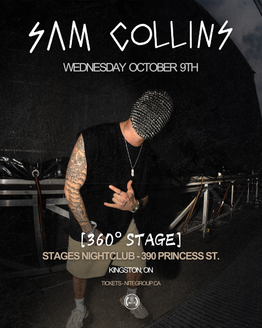 Sam Collins 360 STAGE @Stages Tickets at Stages Nightclub in Kingston ...