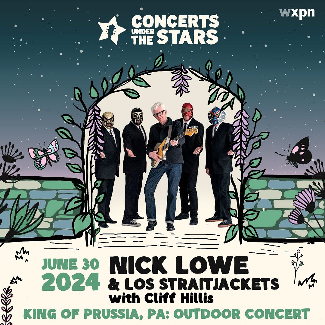 Nick Lowe & Los Straitjackets Tickets at Upper Merion Township Building ...