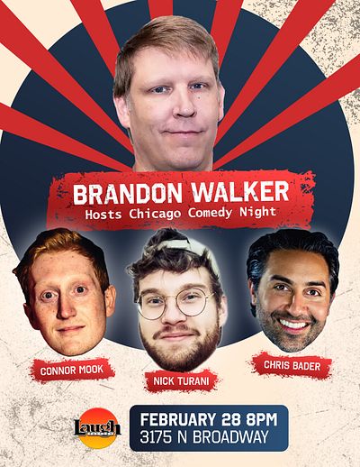 Barstool Brandon Walker Hosts: Chicago Comedy Night Vol. 4 Tickets at ...